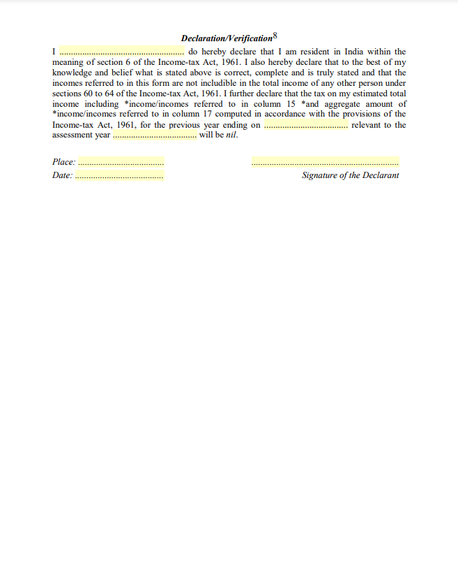 Form 15G, Form 15H, and Form 16 – An Overview - Deciml App